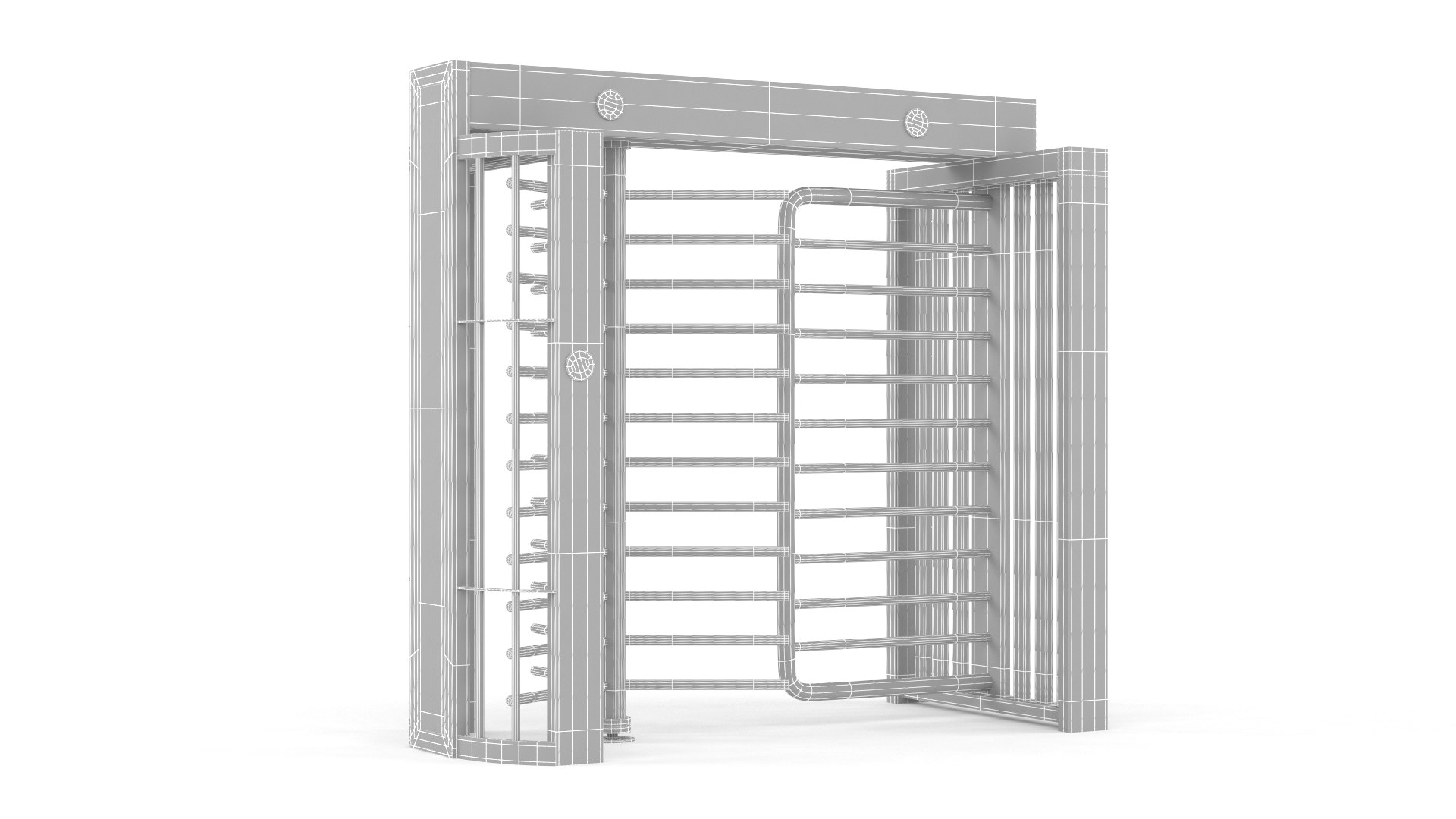 3D Model Turnstile Gate - TurboSquid 2343411