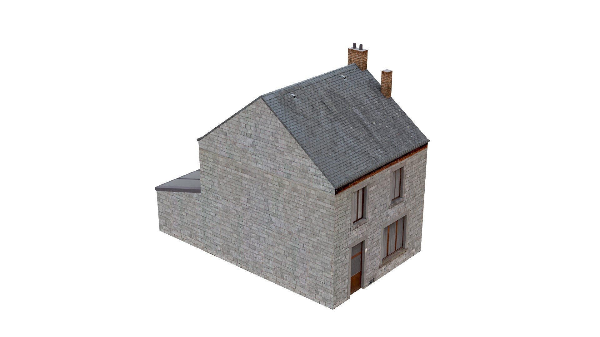 3D Ranch House Model - TurboSquid 2087417
