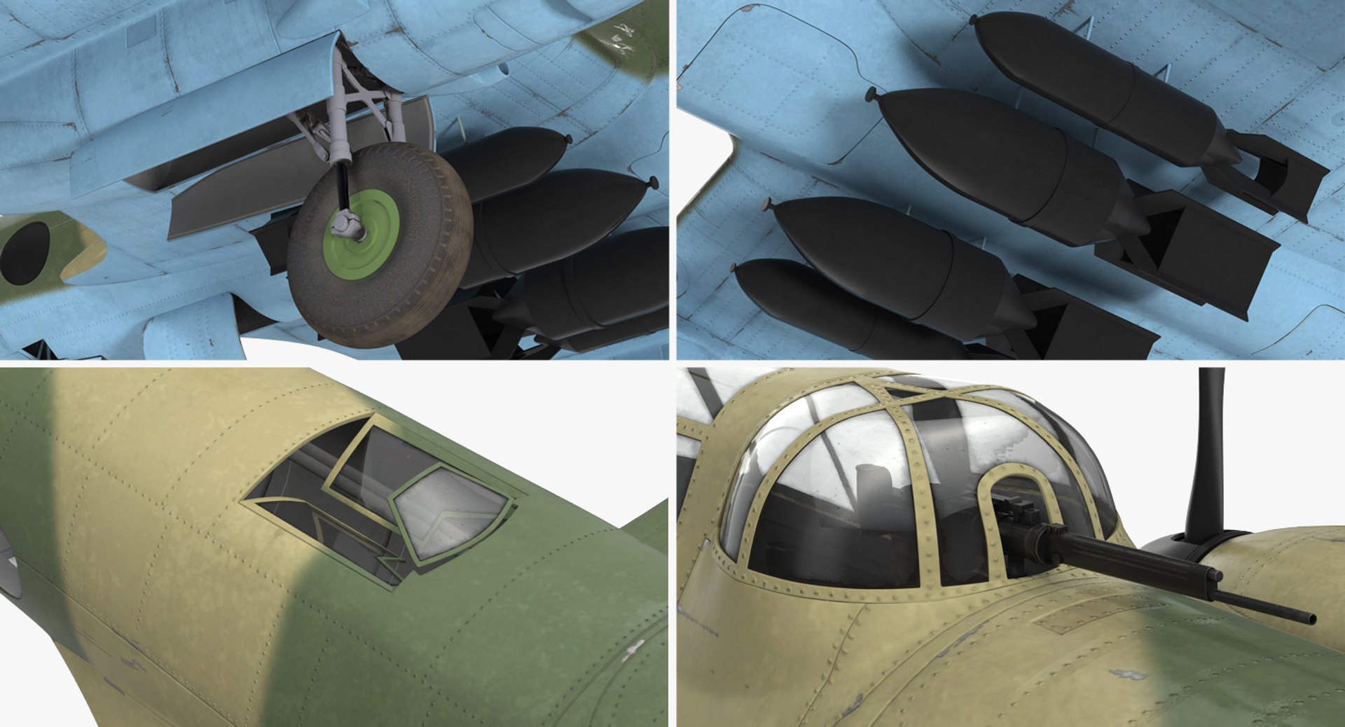 Soviet wwii light bomber 3D model - TurboSquid 1202549