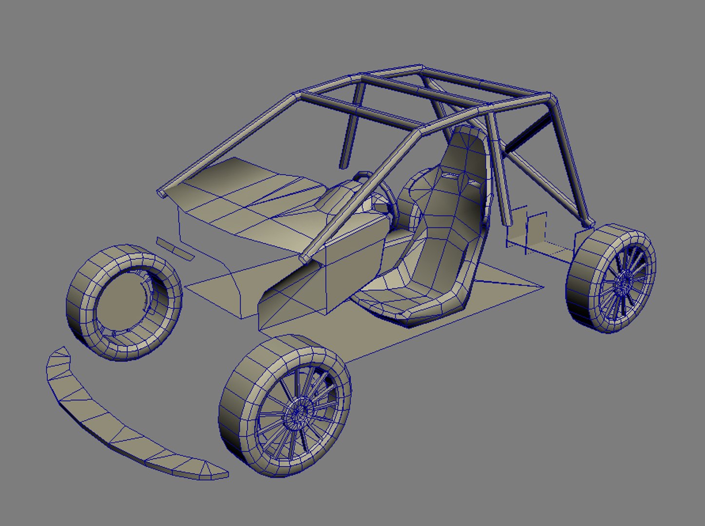 Mercedes Benz Class Dtm 3d Model