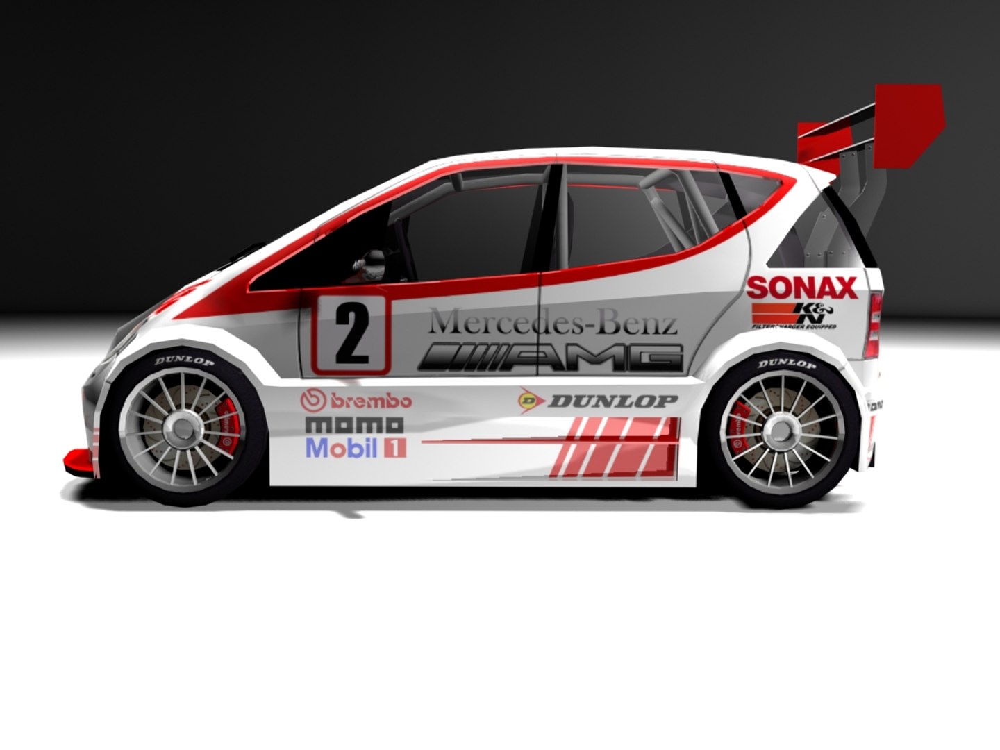 Mercedes Benz Class Dtm 3d Model