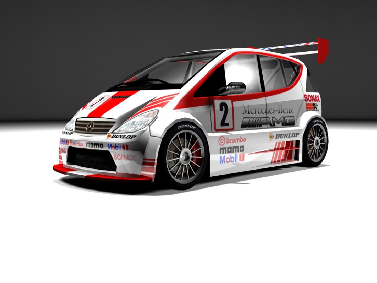 Mercedes Benz Class Dtm 3d Model