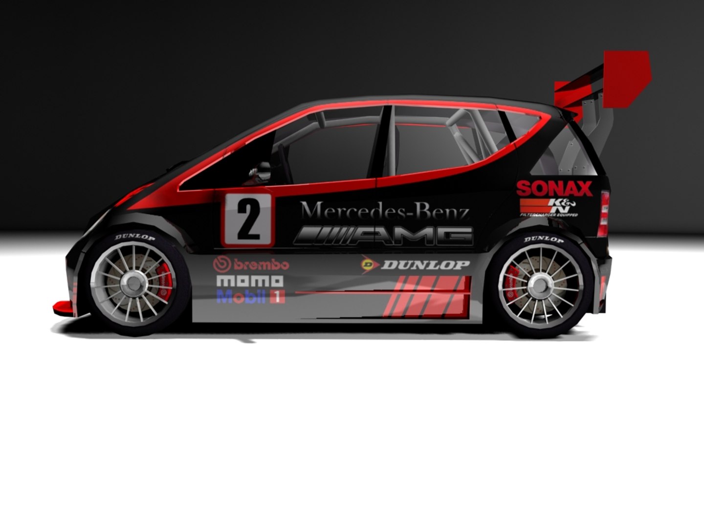 Mercedes Benz Class Dtm 3d Model