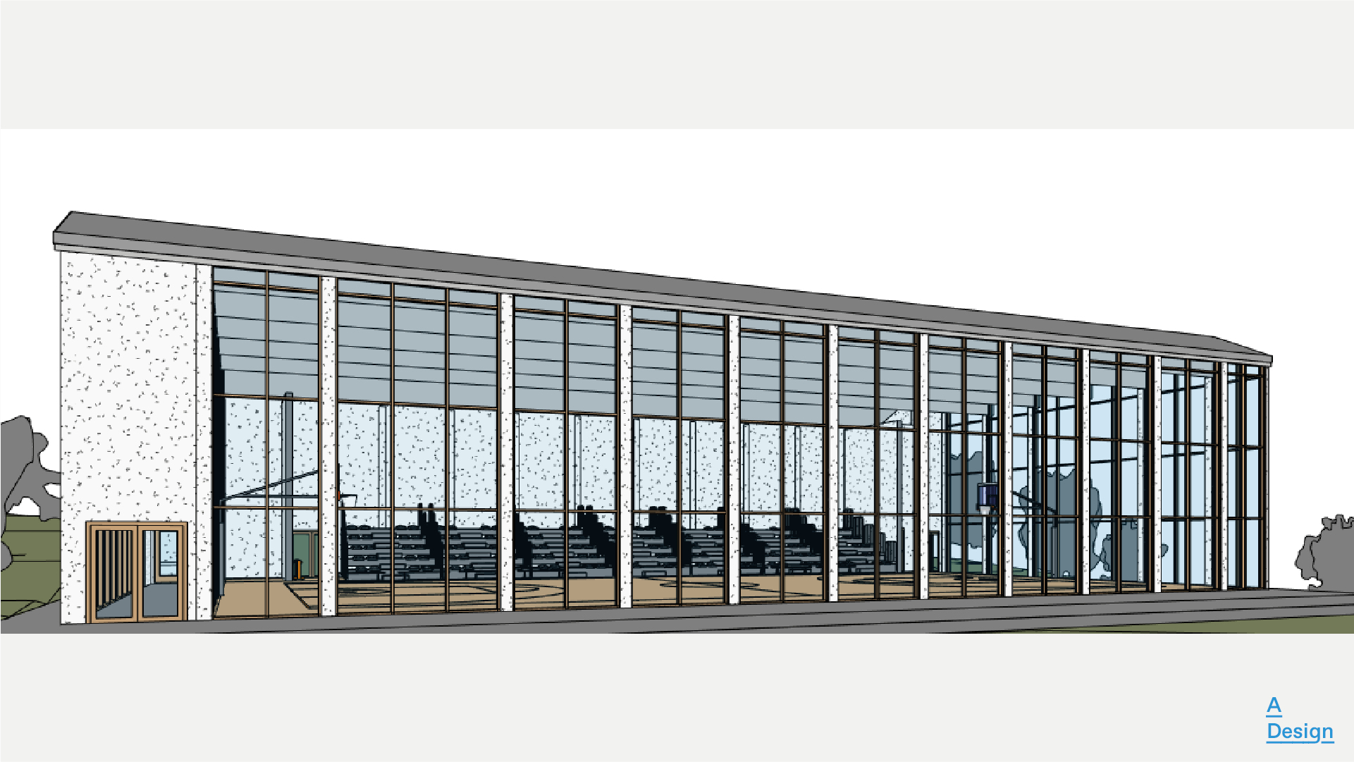 modelo 3d Indoor sports hall - Revit model - TurboSquid 2018298