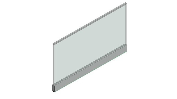 modelo 3d Revit Glass Balustrade Line Based Family - TurboSquid 2006332