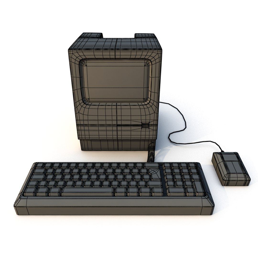 Stylized apple macintosh 3D - TurboSquid 1162442