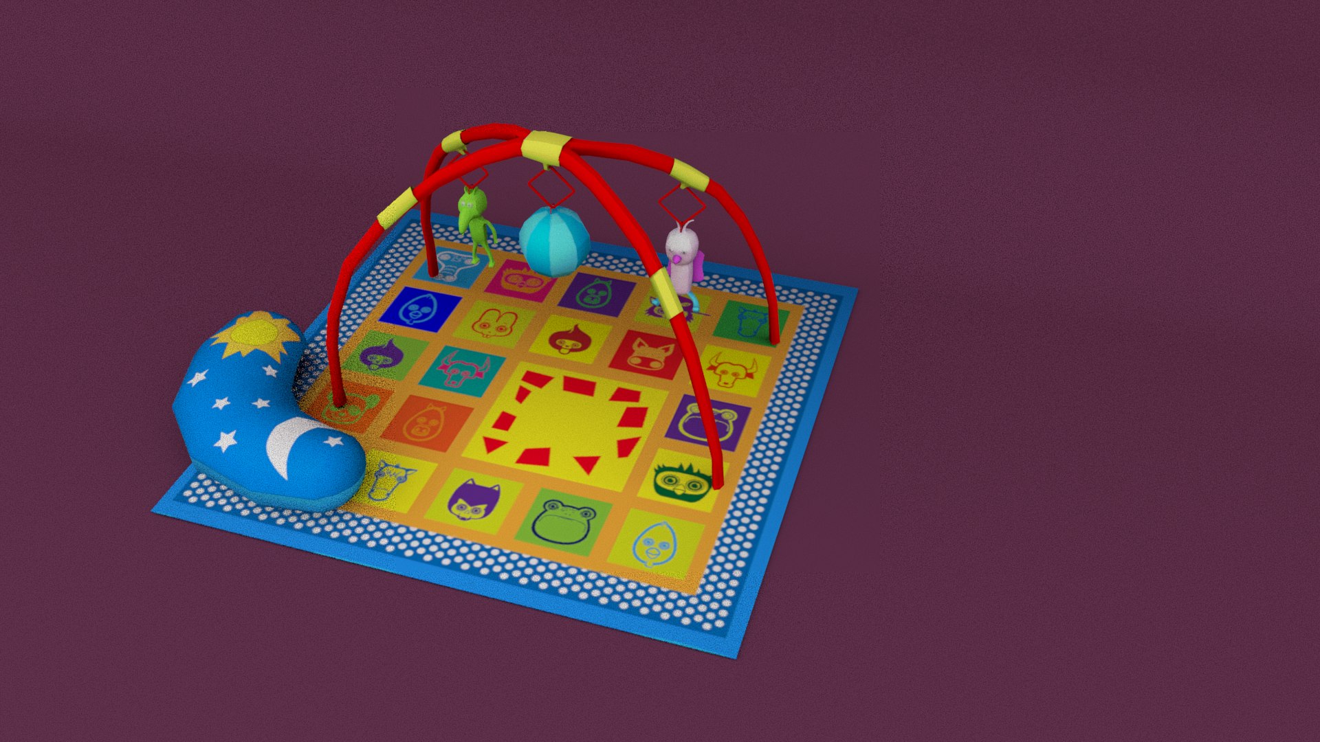 Baby Playmat Toys 3D - TurboSquid 2192288