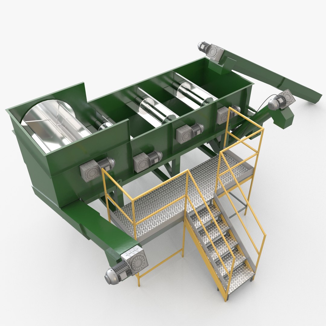 recycling machine 3d model