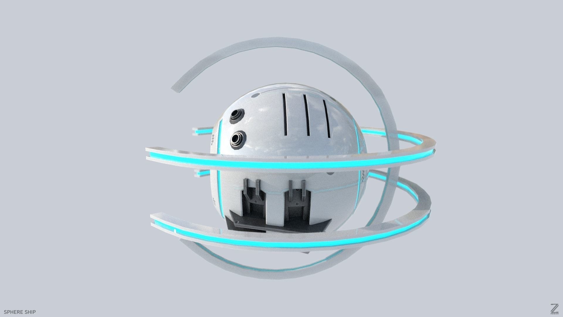 3D Sphere Ship Collection Model - TurboSquid 2397951