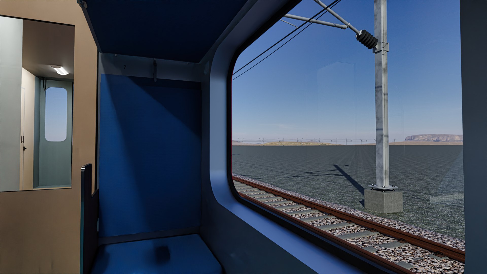 3D Model Indian Railways LHB Ac 3 Tier Sleeper Coach With Interior 3D ...