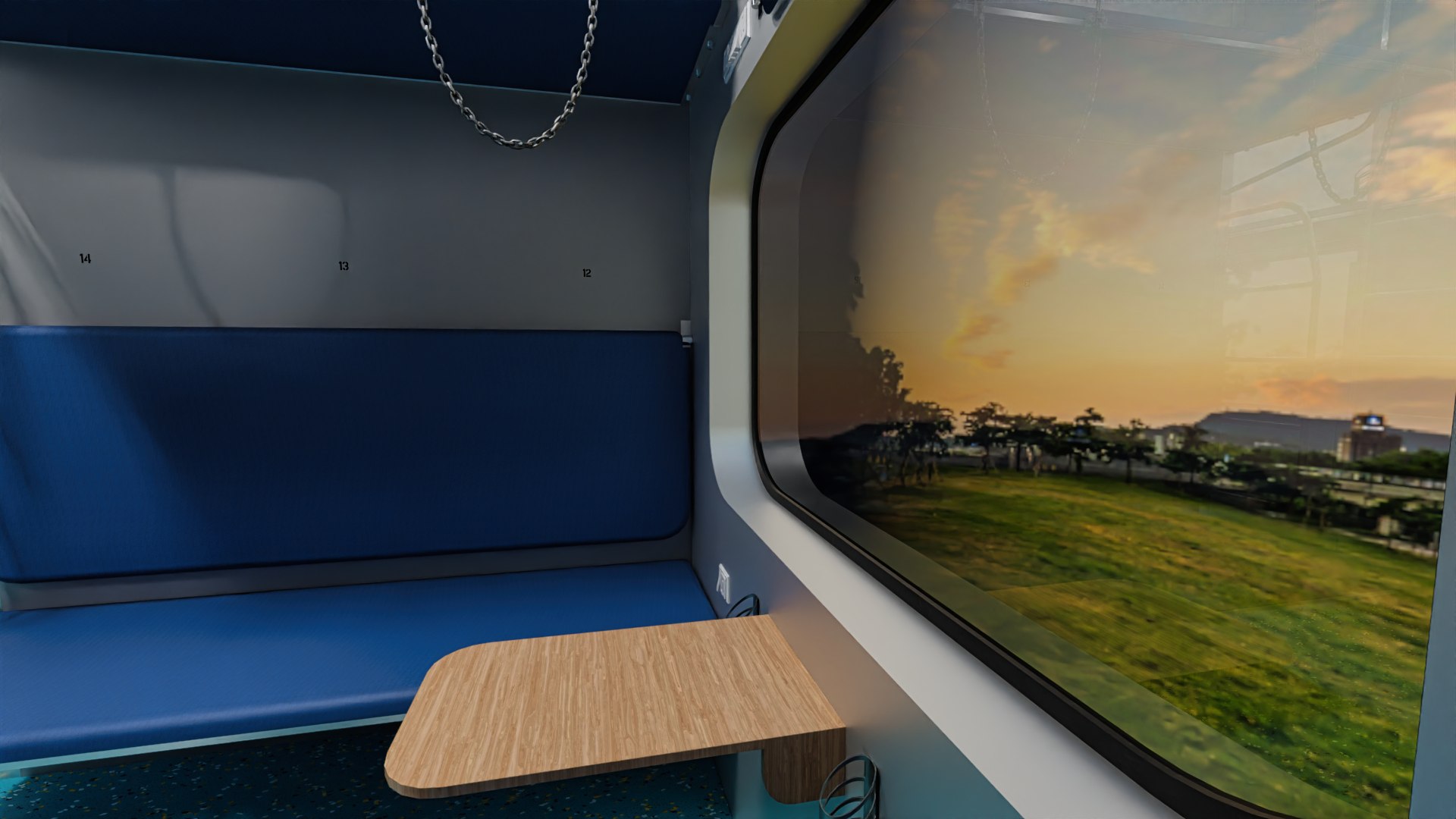 3D Model Indian Railways LHB Ac 3 Tier Sleeper Coach With Interior 3D ...