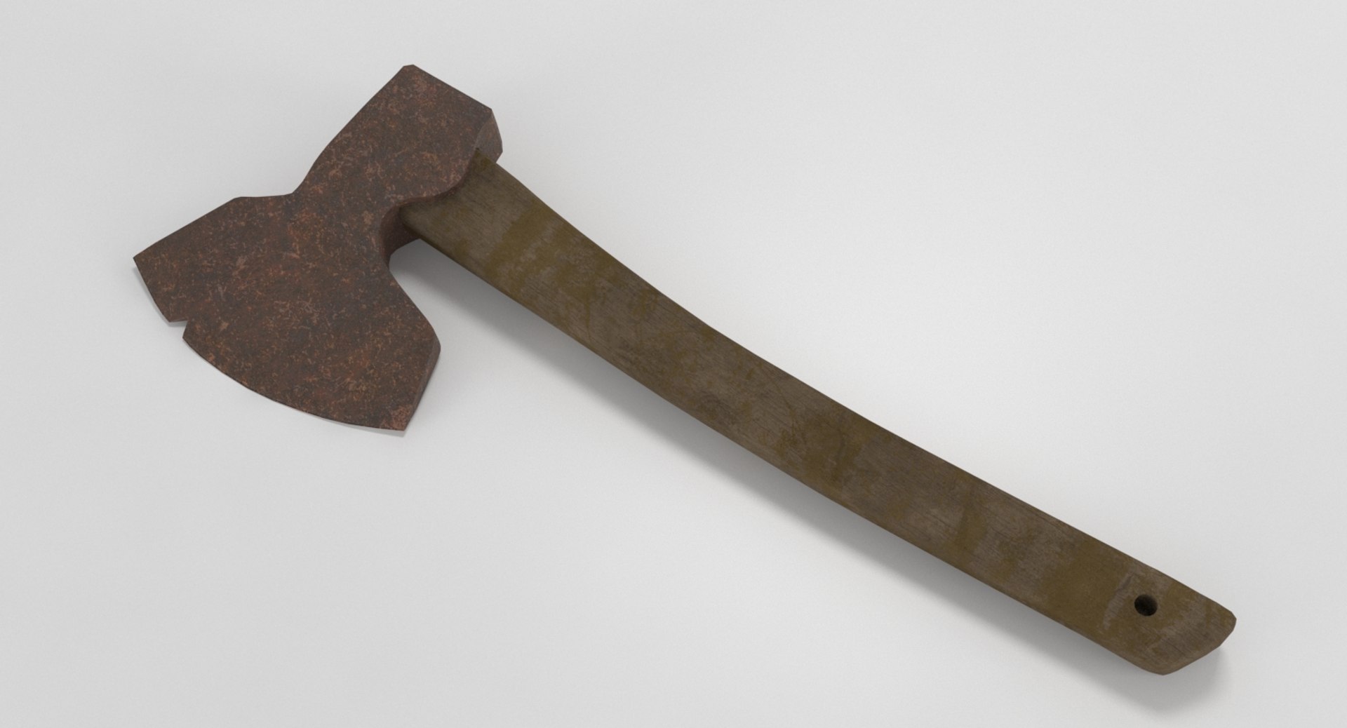 3D Axe Used Model - TurboSquid 1421417