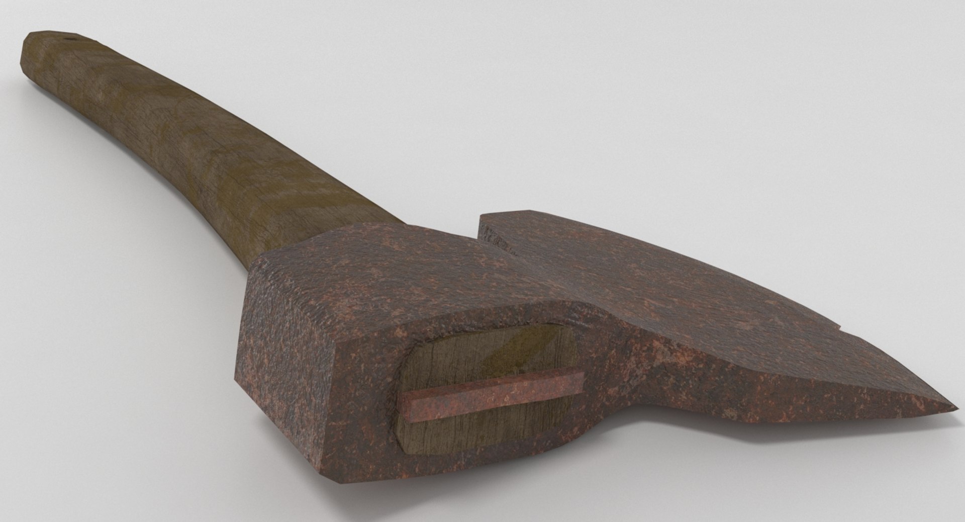 3D Axe Used Model - TurboSquid 1421417