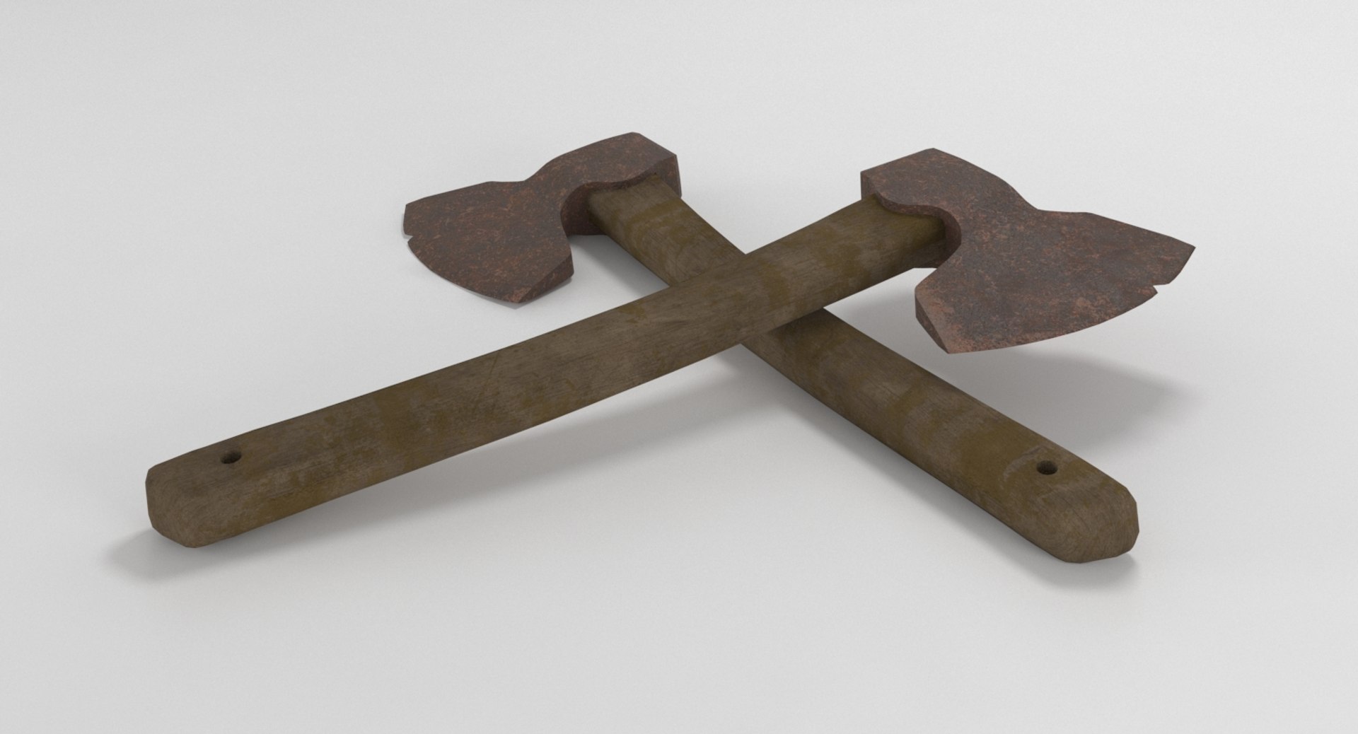 3D Axe Used Model - TurboSquid 1421417