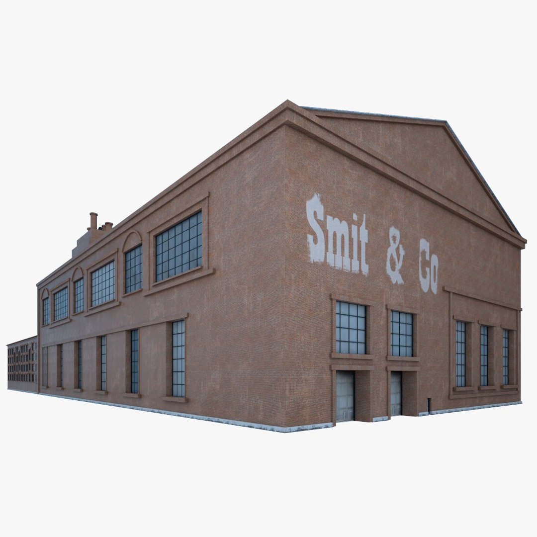 Old Factory Model - TurboSquid 1162638