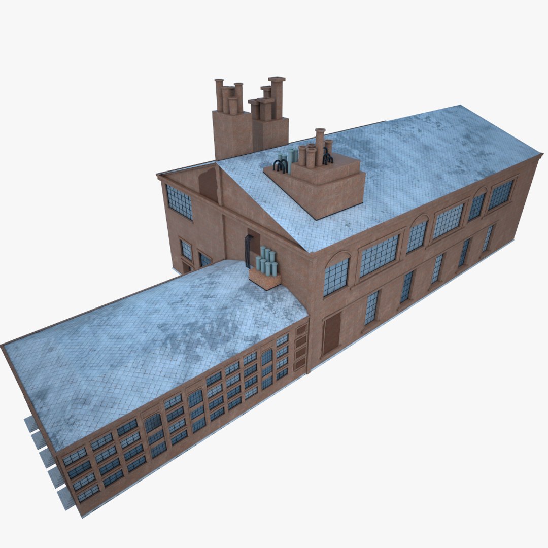 Old Factory Model - TurboSquid 1162638