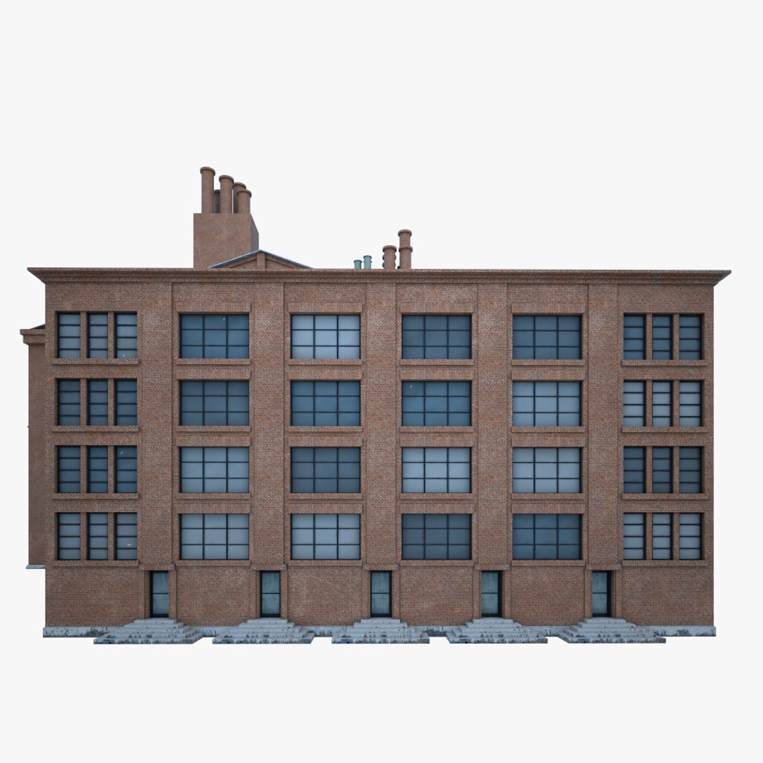 Old Factory Model - TurboSquid 1162638