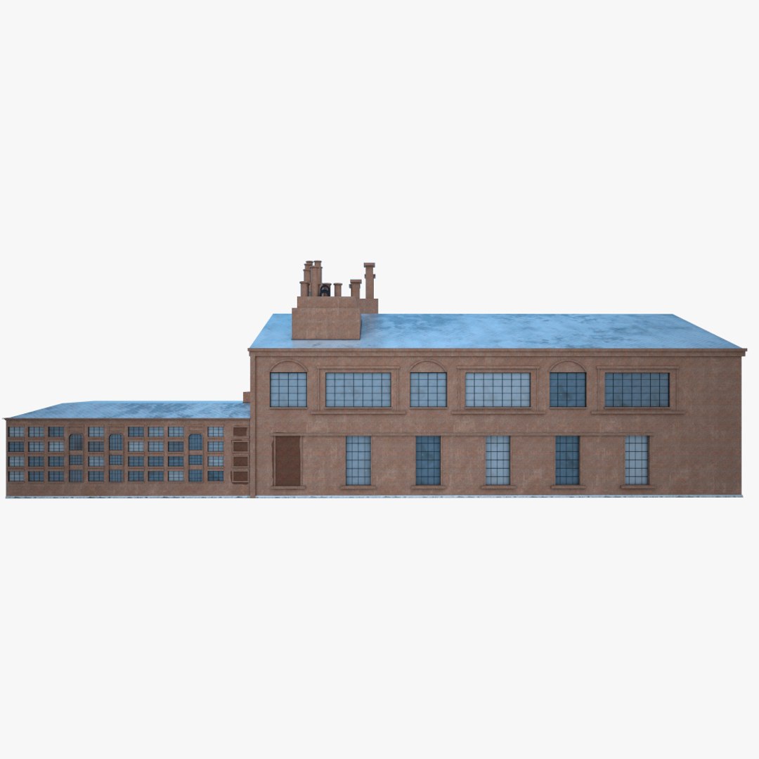 Old Factory Model - TurboSquid 1162638
