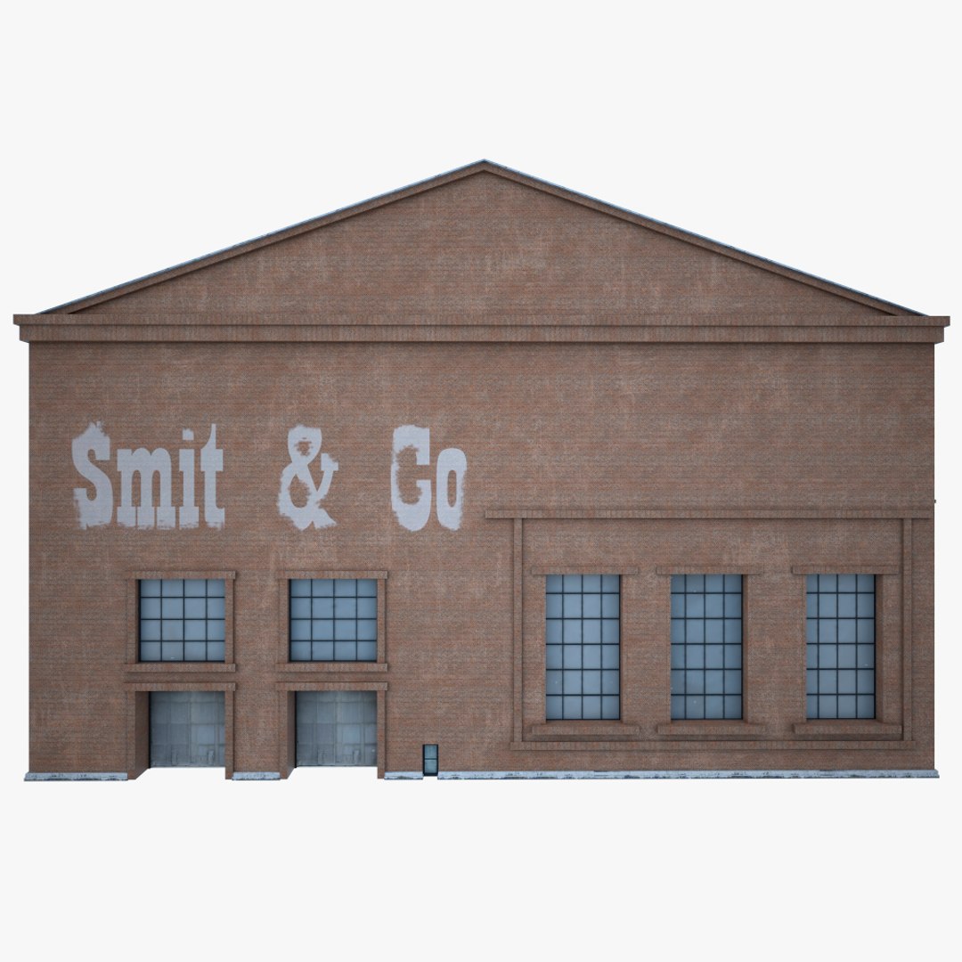 Old Factory Model - TurboSquid 1162638