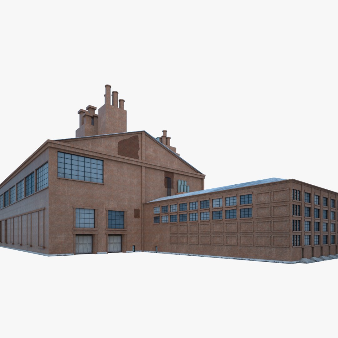 Old Factory Model - TurboSquid 1162638