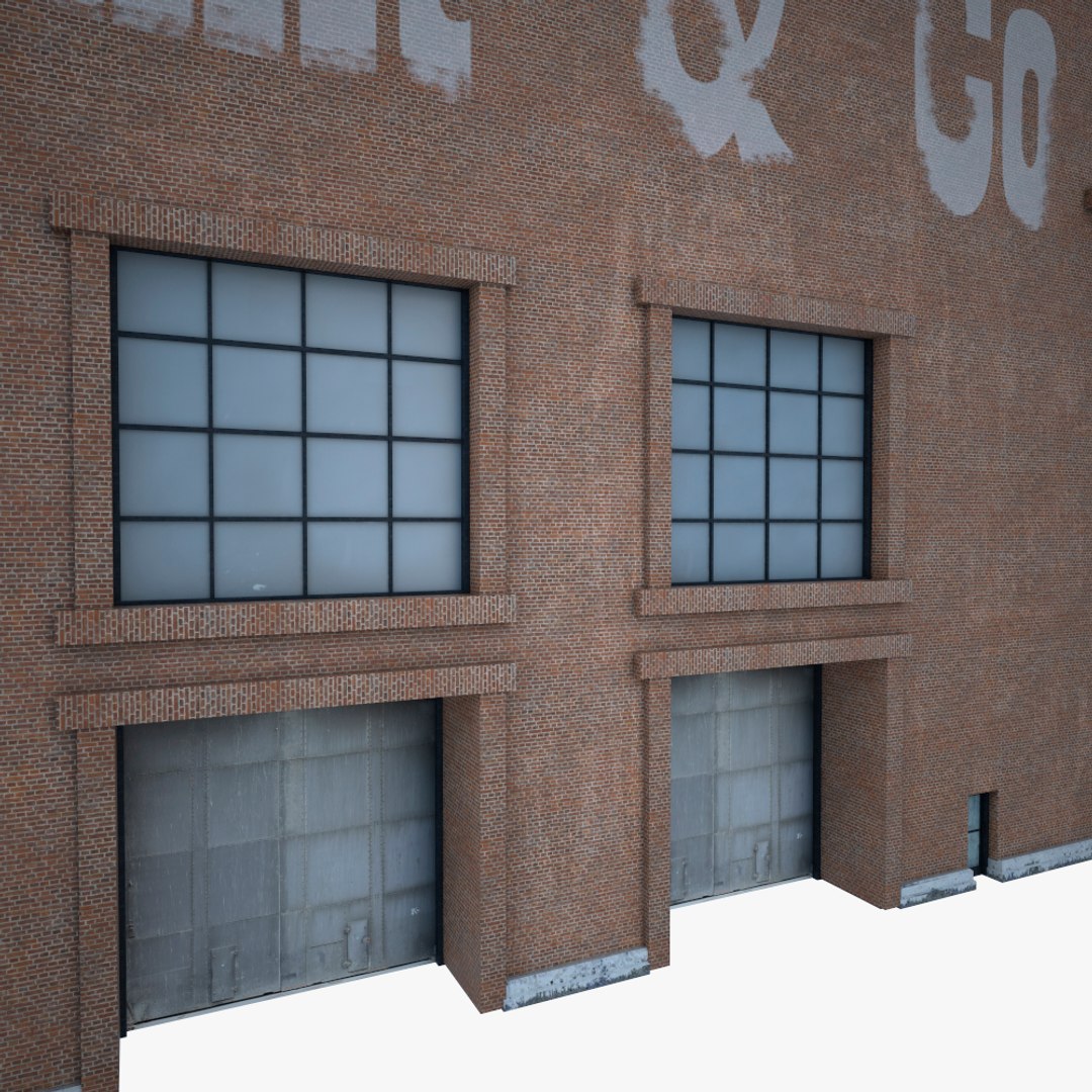 Old Factory Model - TurboSquid 1162638