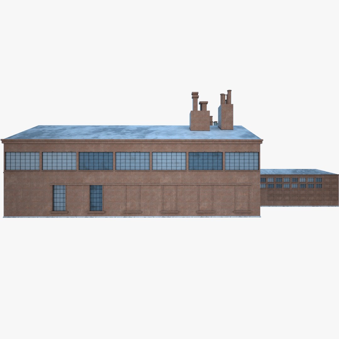 Old Factory Model - TurboSquid 1162638