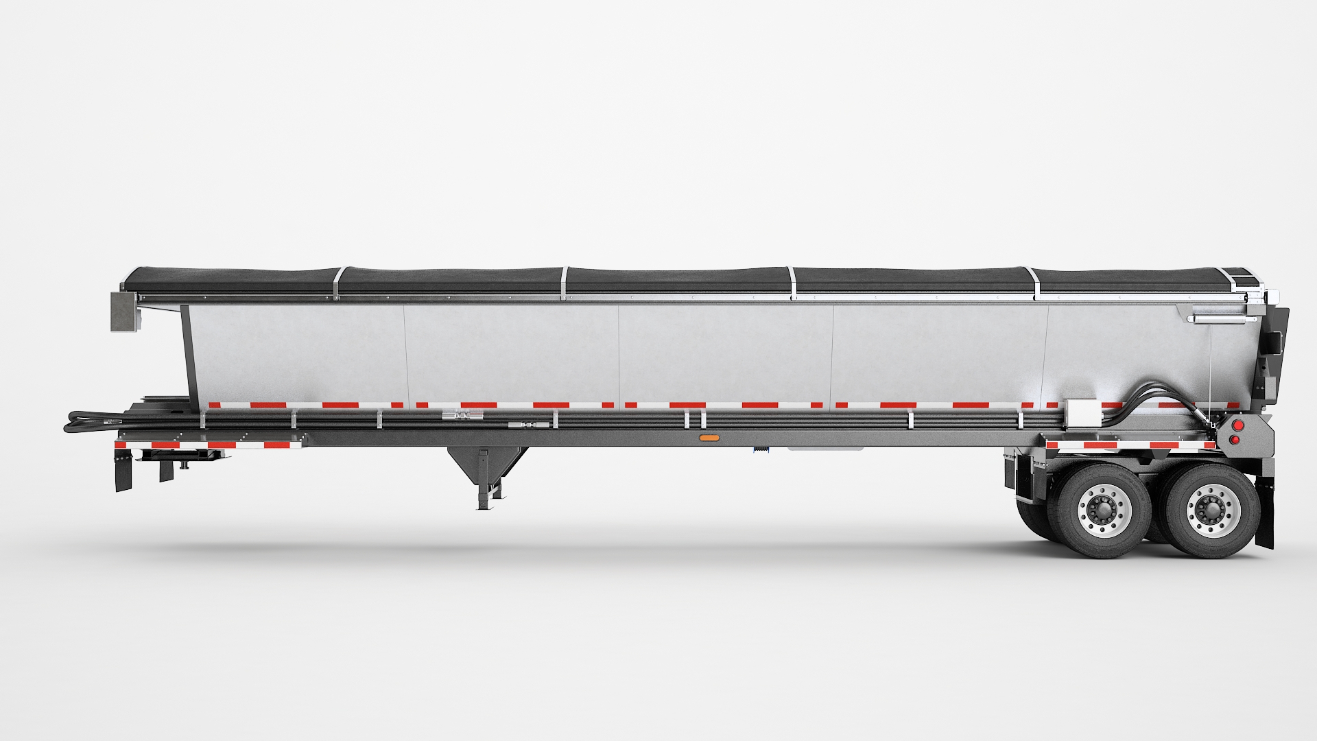 3D Live Bottom Trailer 03 Model - TurboSquid 2254812