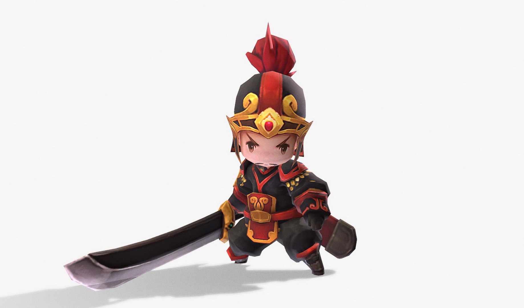 Three Kingdoms - Wen Chou 3D model - TurboSquid 2015088
