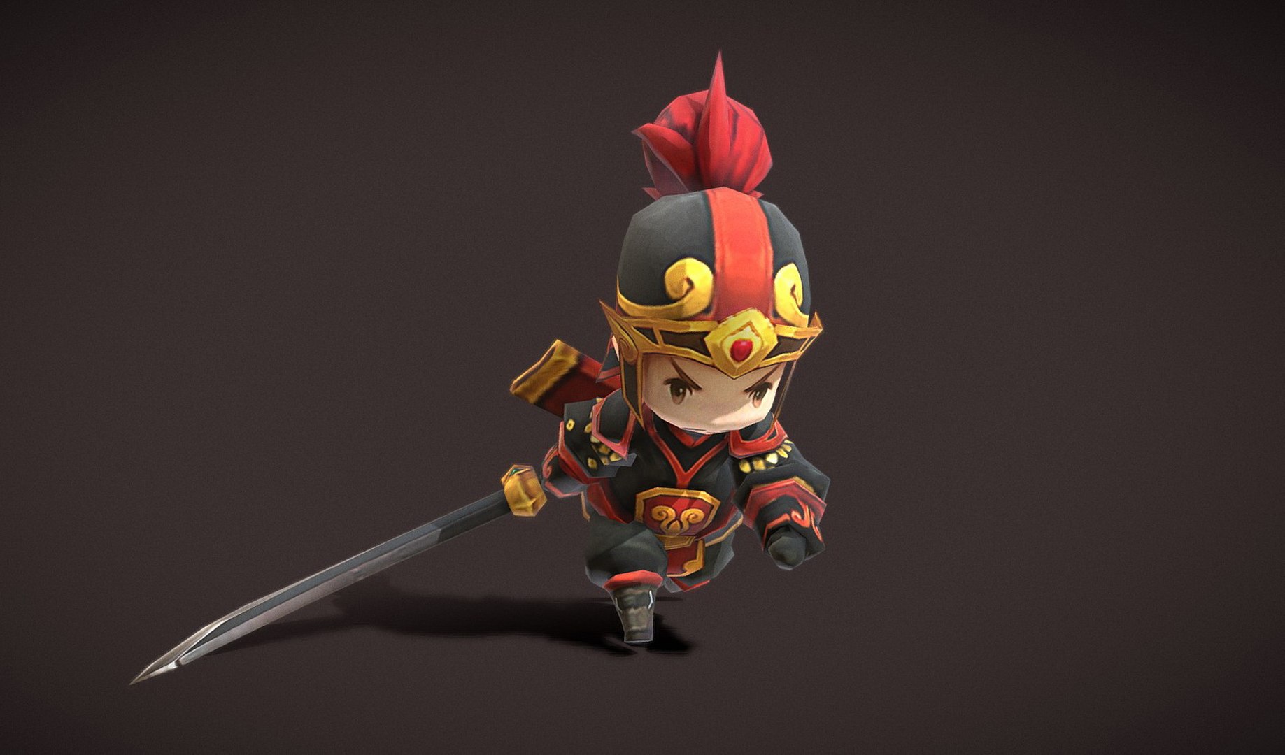 Three Kingdoms - Wen Chou 3D model - TurboSquid 2015088