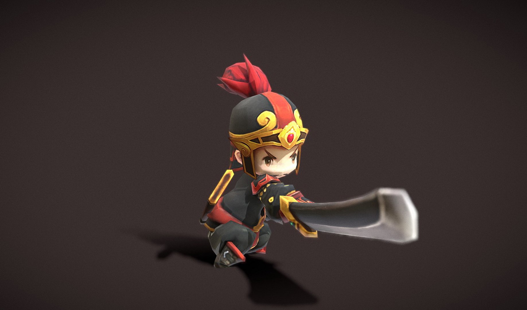 Three Kingdoms - Wen Chou 3D model - TurboSquid 2015088