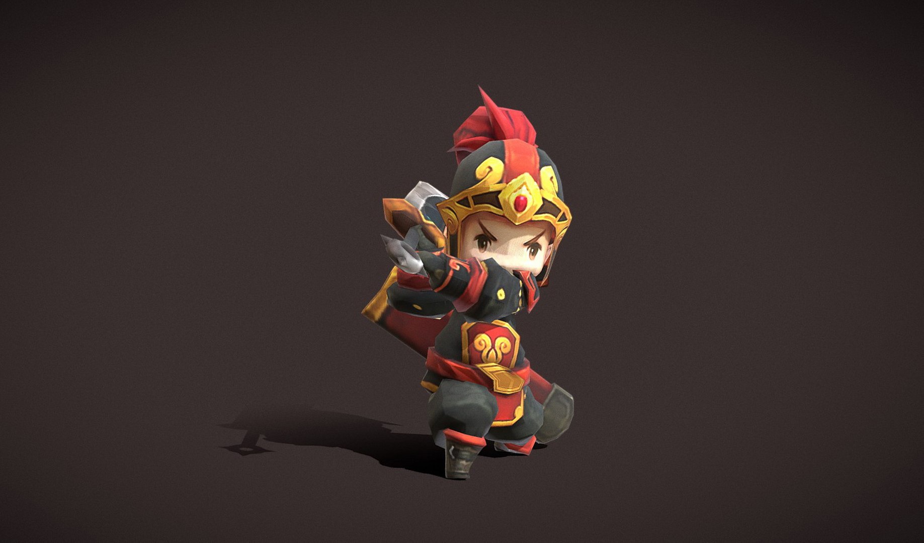 Three Kingdoms - Wen Chou 3D model - TurboSquid 2015088