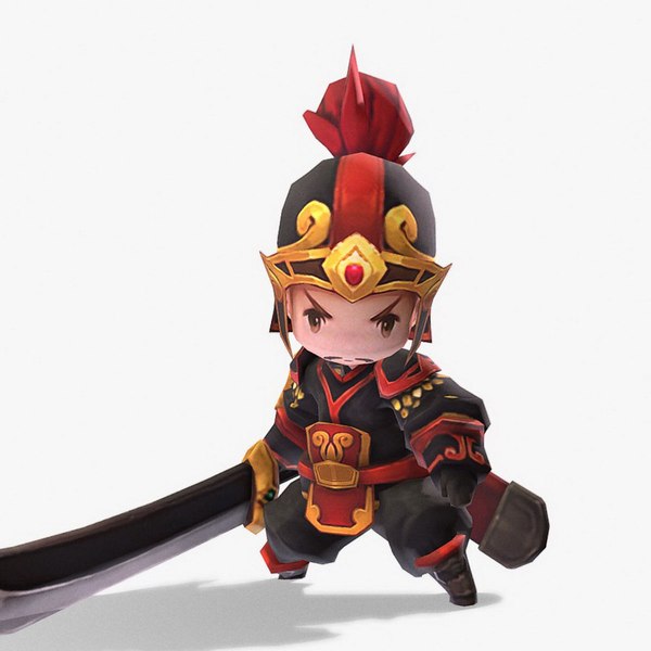 modelo 3d Three Kingdoms - Wen Chou - TurboSquid 2015088