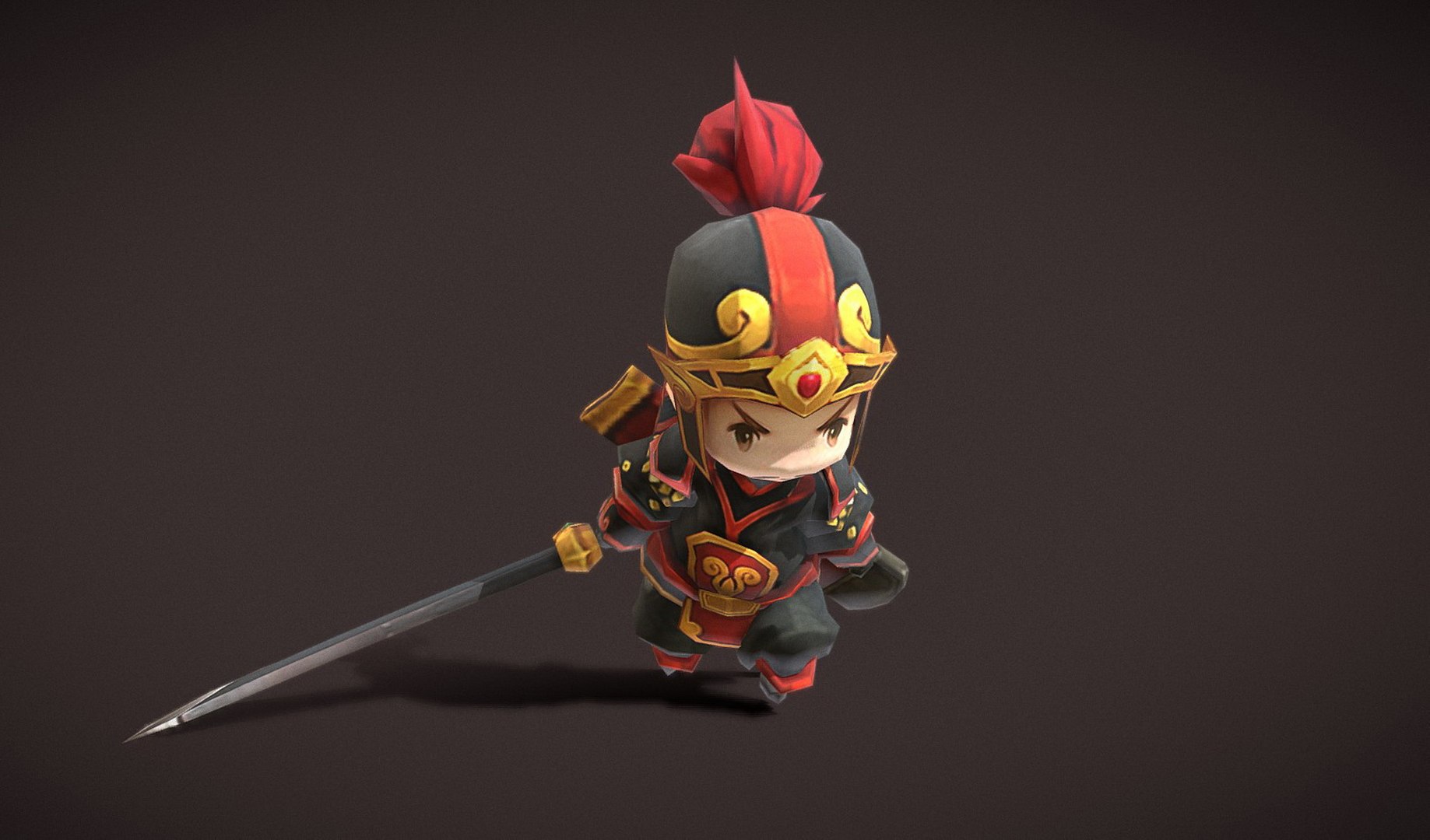 Three Kingdoms - Wen Chou 3D model - TurboSquid 2015088