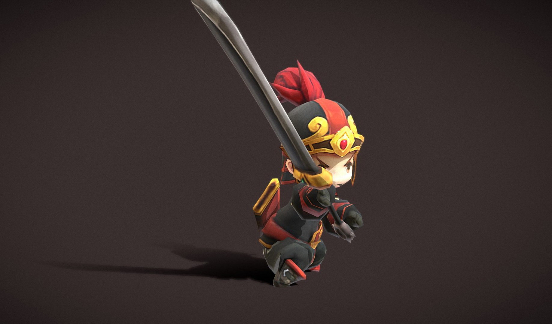 Three Kingdoms - Wen Chou 3D model - TurboSquid 2015088