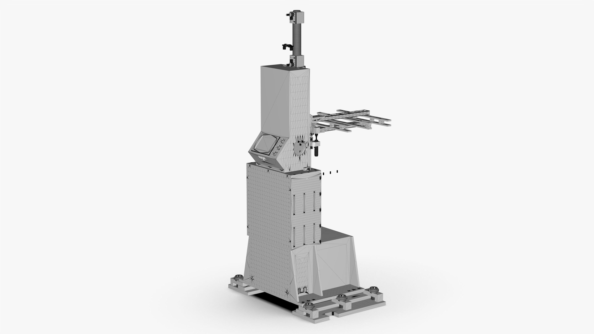 Manipulator With 180 Degree Turning Table 3D - TurboSquid 2040834