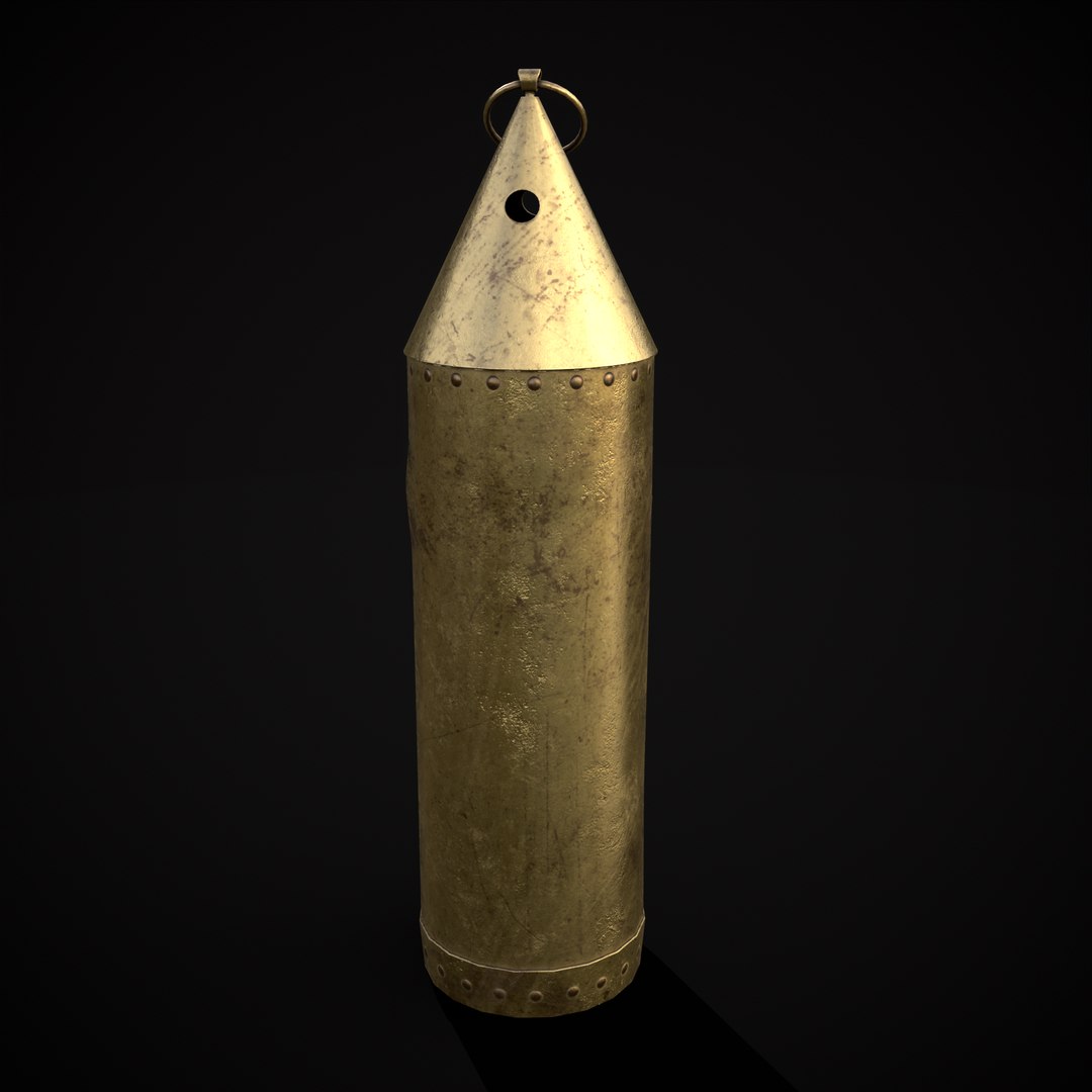3D model Medieval Brass Candle - TurboSquid 1967991