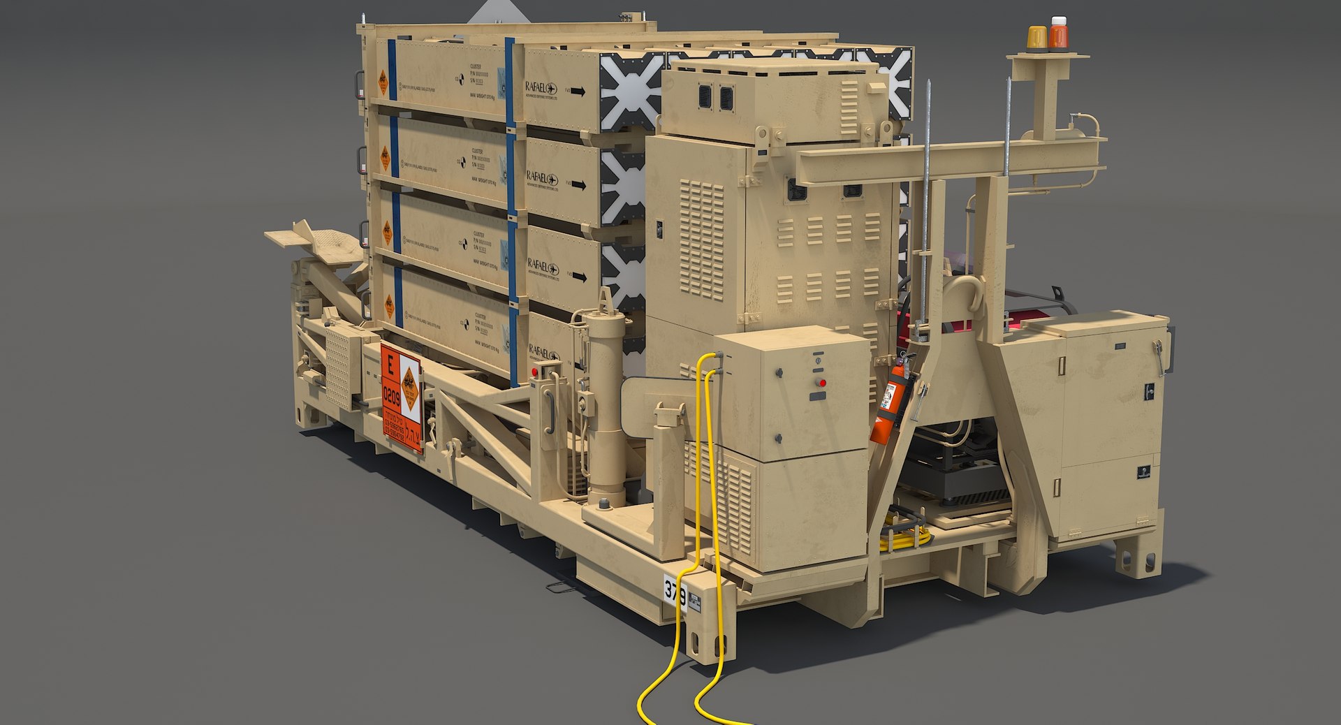 Iron Dome System And Tamir Missile 3D Model - TurboSquid 2037721