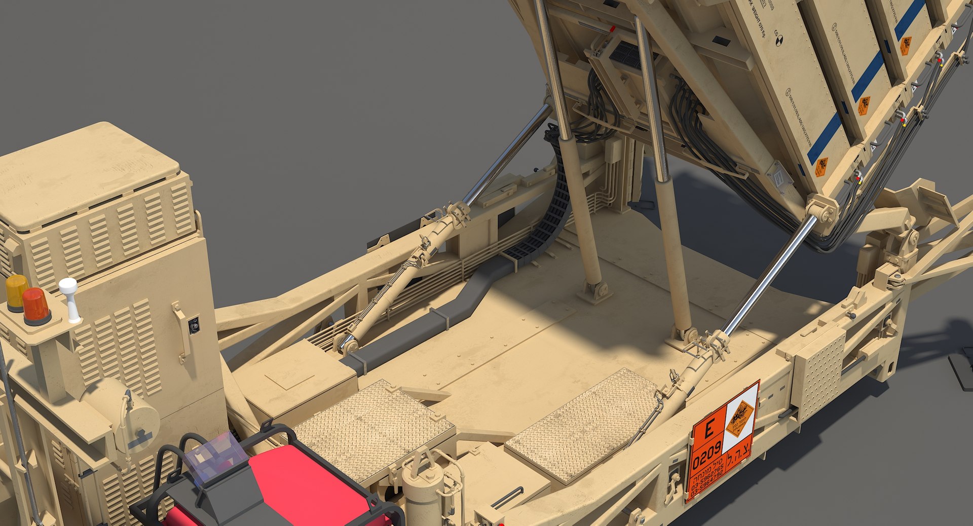 Iron Dome System And Tamir Missile 3D Model - TurboSquid 2037721