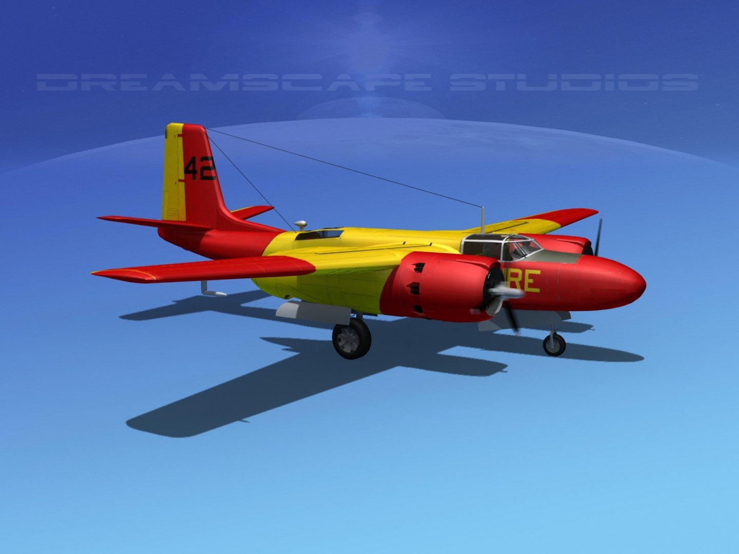 Propeller Douglas 322 3d Model