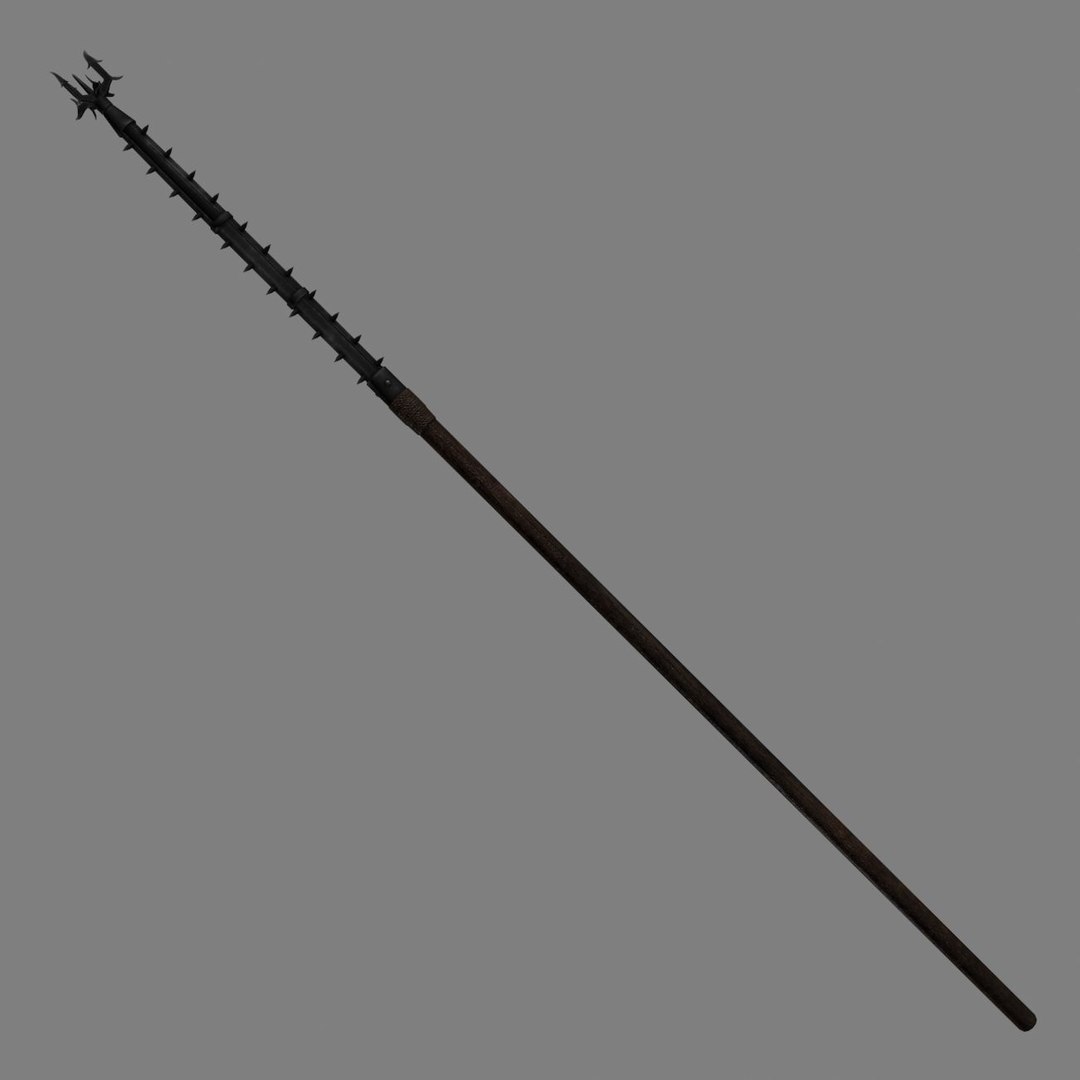 max roman spiked polearm