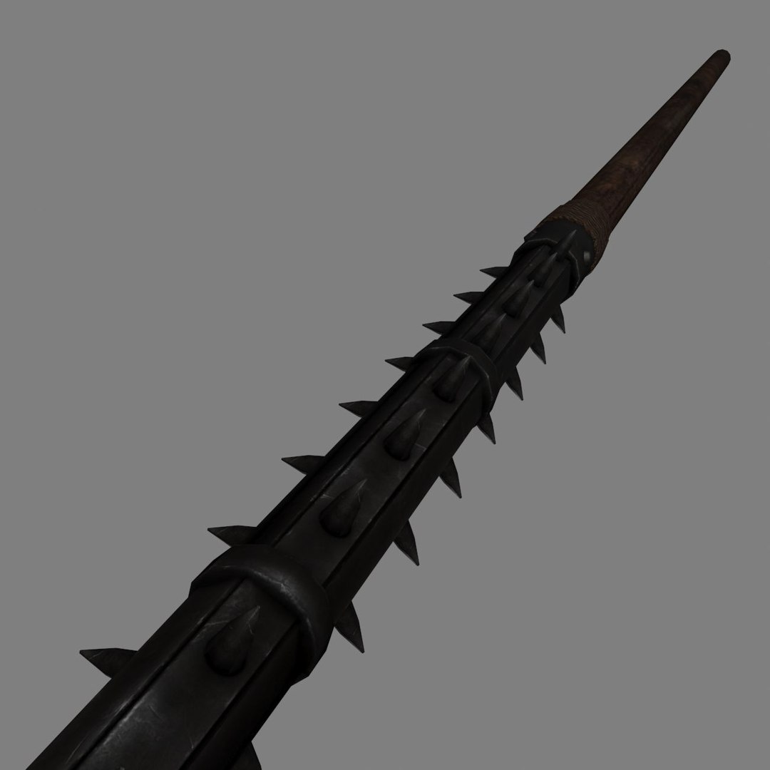 max roman spiked polearm