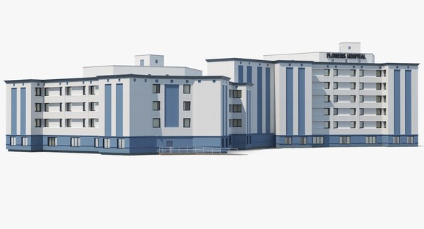 Hospital building 3D model - TurboSquid 1226681