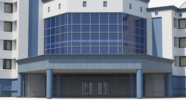 Hospital building 3D model - TurboSquid 1226681