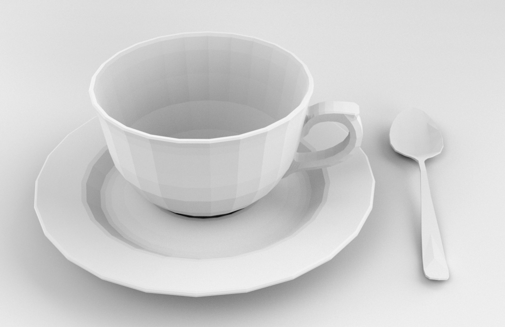 3dsmax coffee cup set