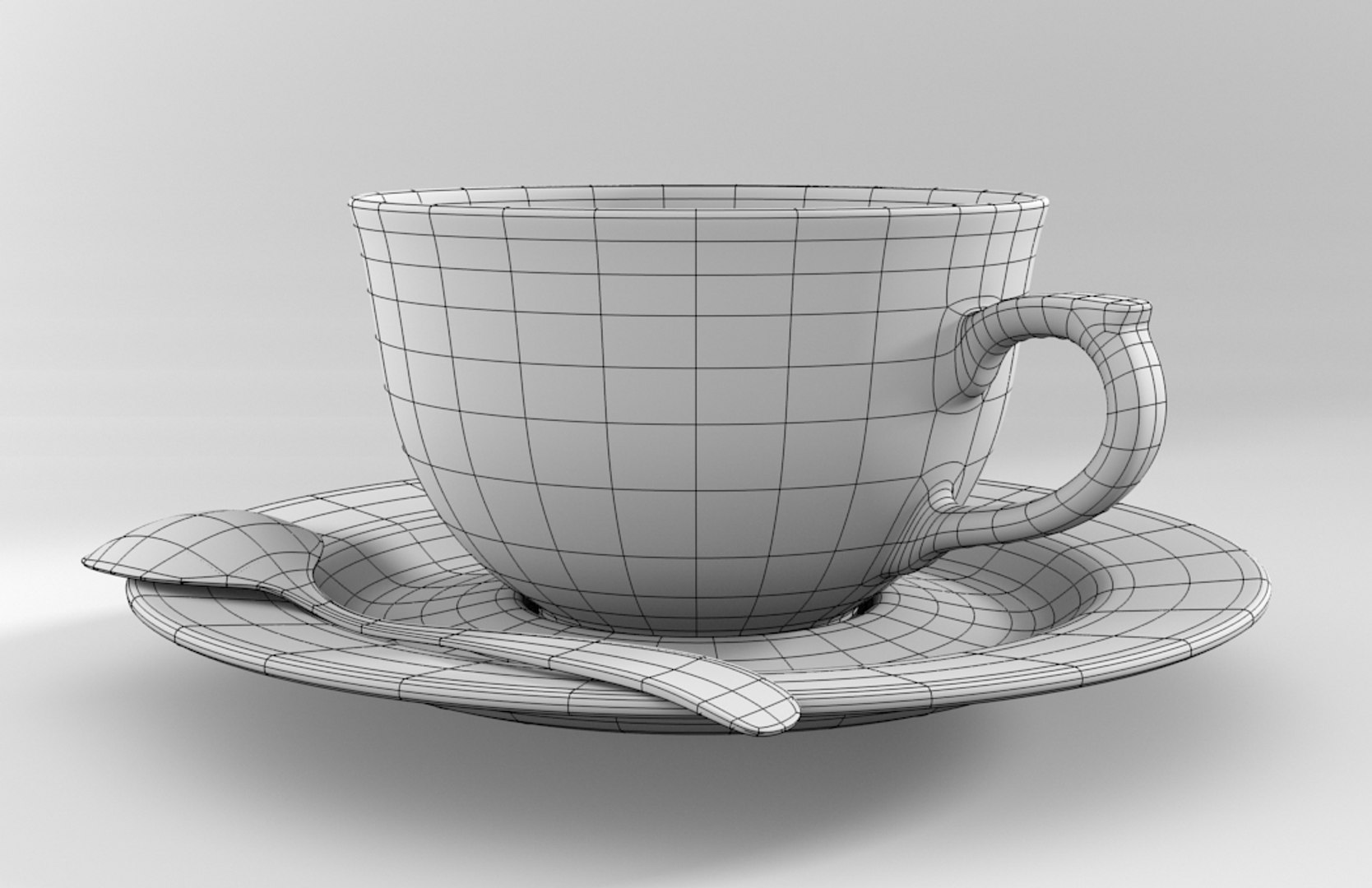 3dsmax coffee cup set
