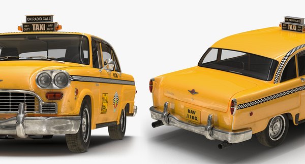 Nyc checker cab 3D model - TurboSquid 1508626
