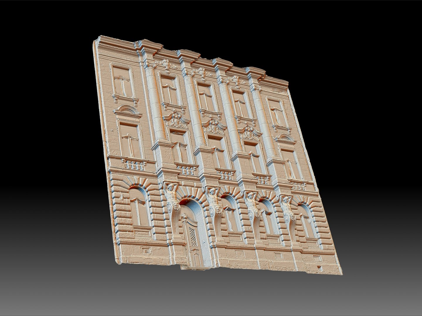 Building Facade 3d Model