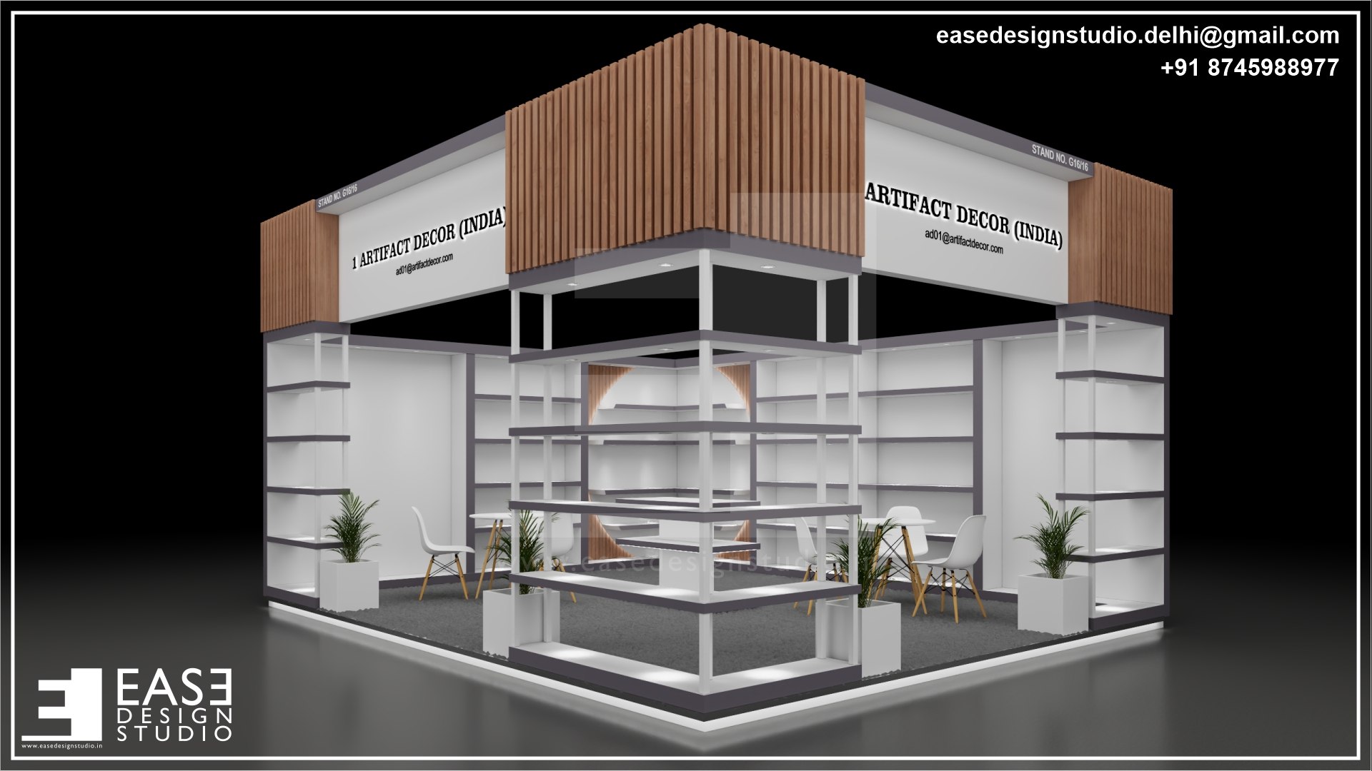 Exhibition Stand 6x5 1Side D1V1 3D Model 3D Model - TurboSquid 2400213