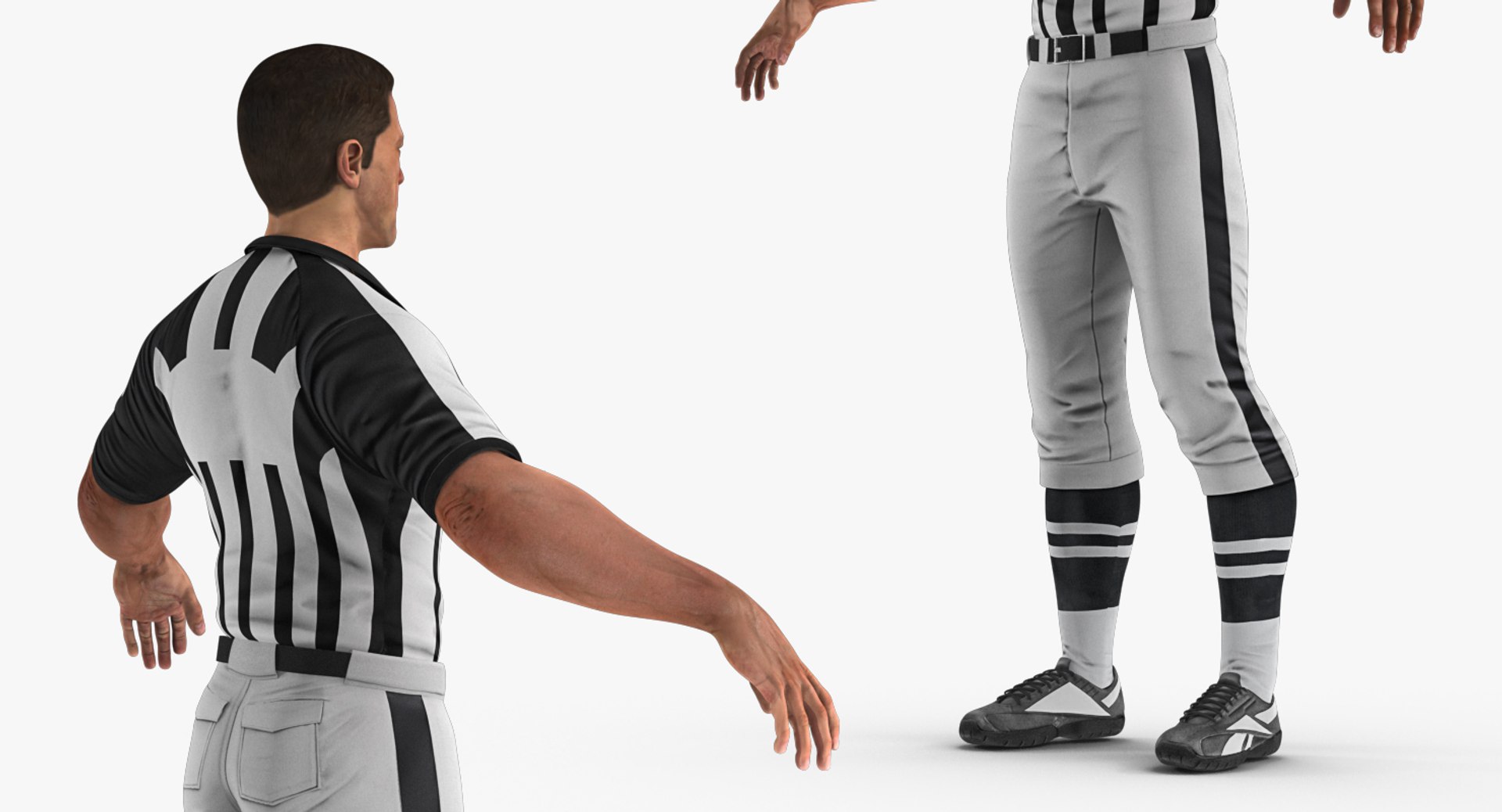 3D American Football Referee Rigged Model - TurboSquid 1216213