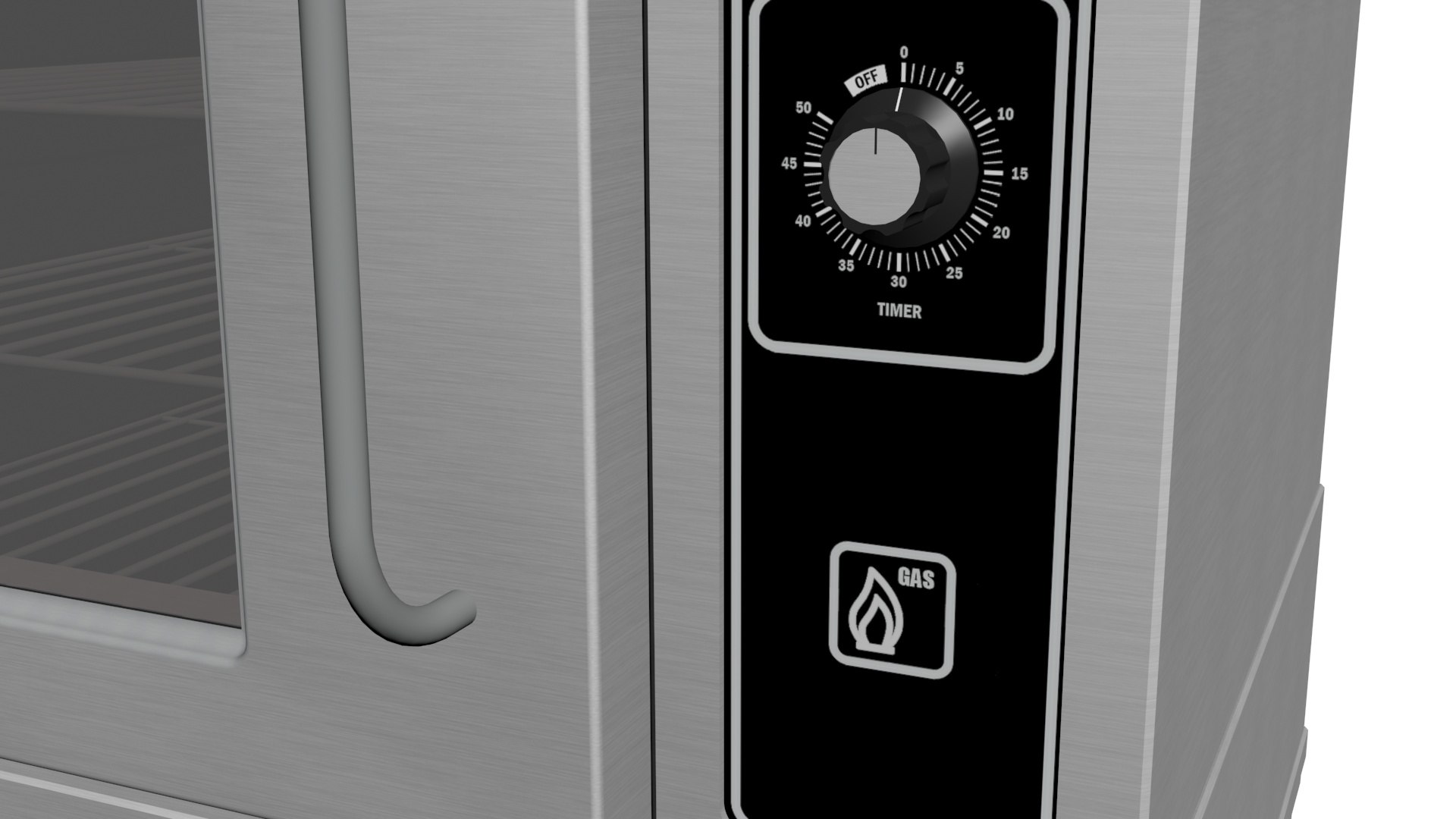 3d model restaurant oven convection